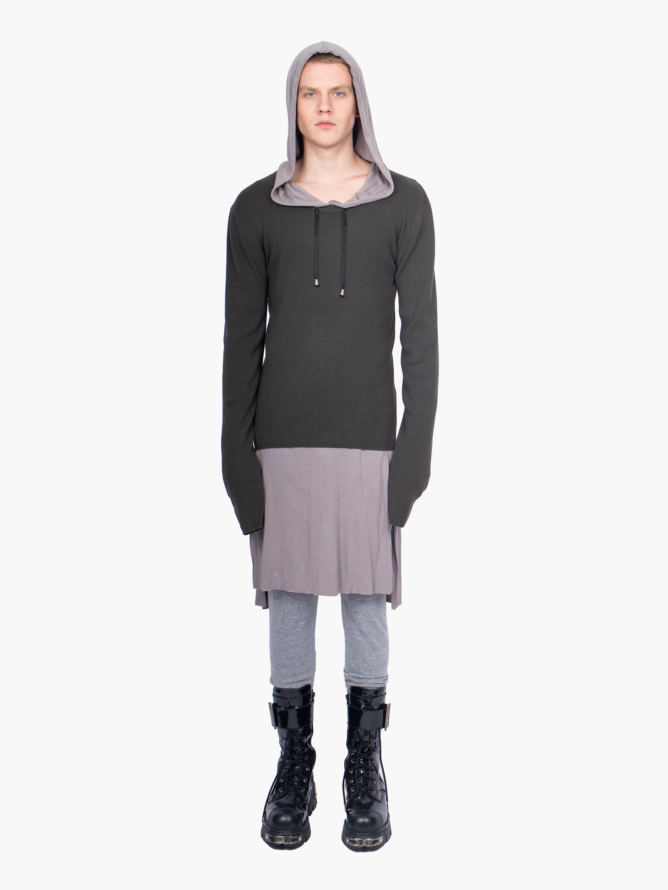 Cashmere Silk Blend Jumper in Dark Green | UNCONDITIONAL