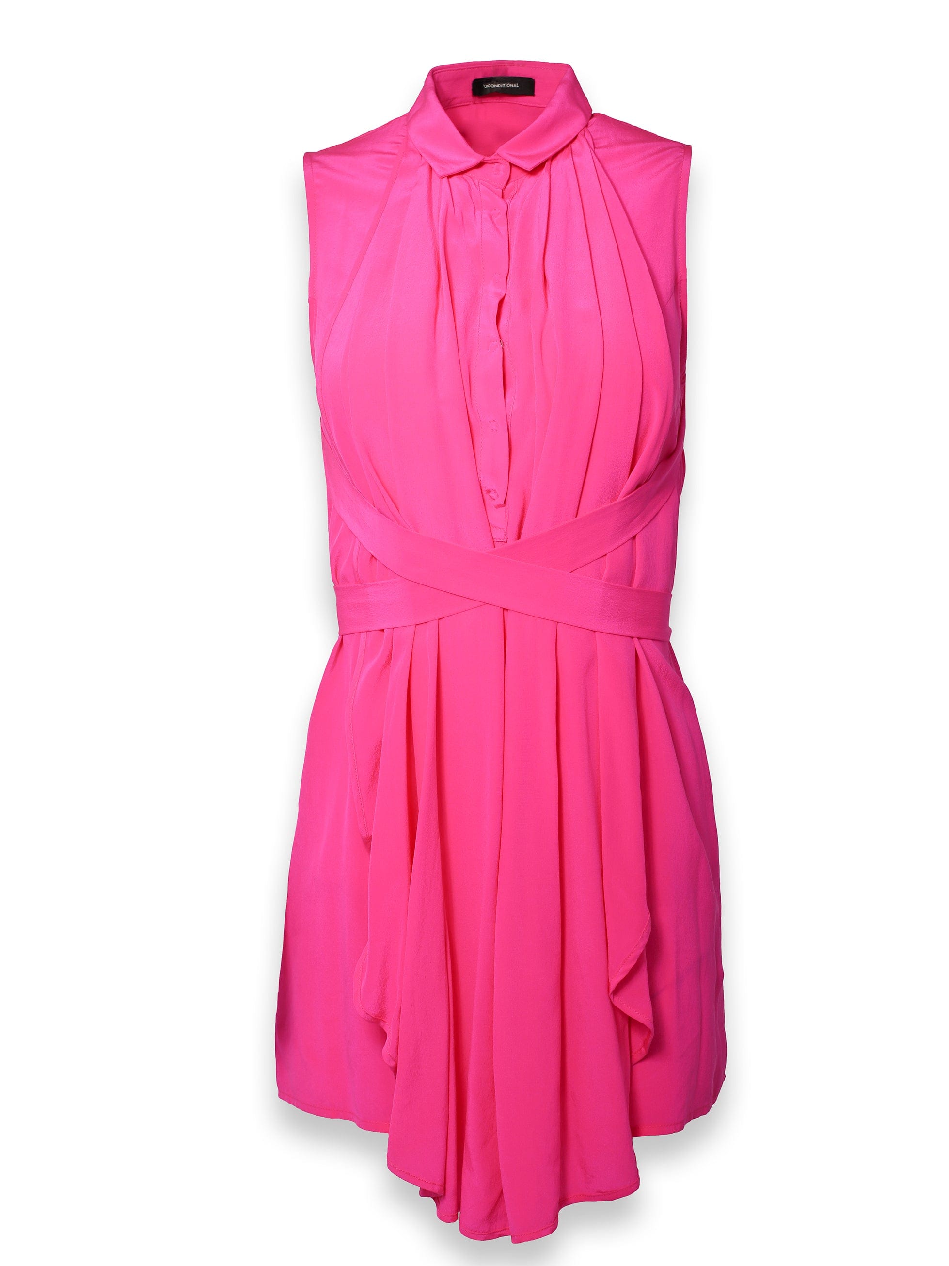 Hot Pink Sleeveless Dress | UNCONDITIONAL