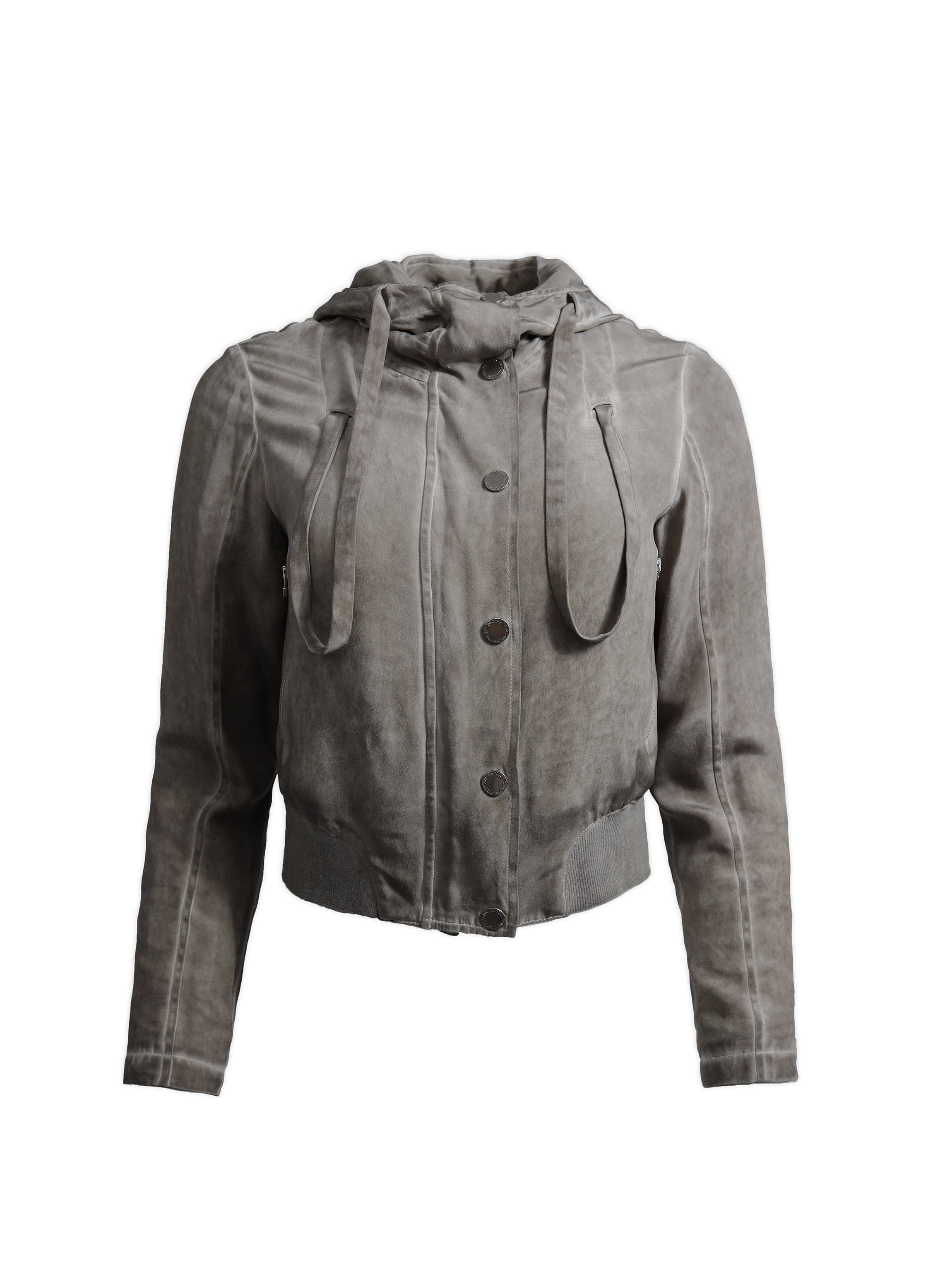 Stone Grey Sport Hooded Jacket | UNCONDITIONAL