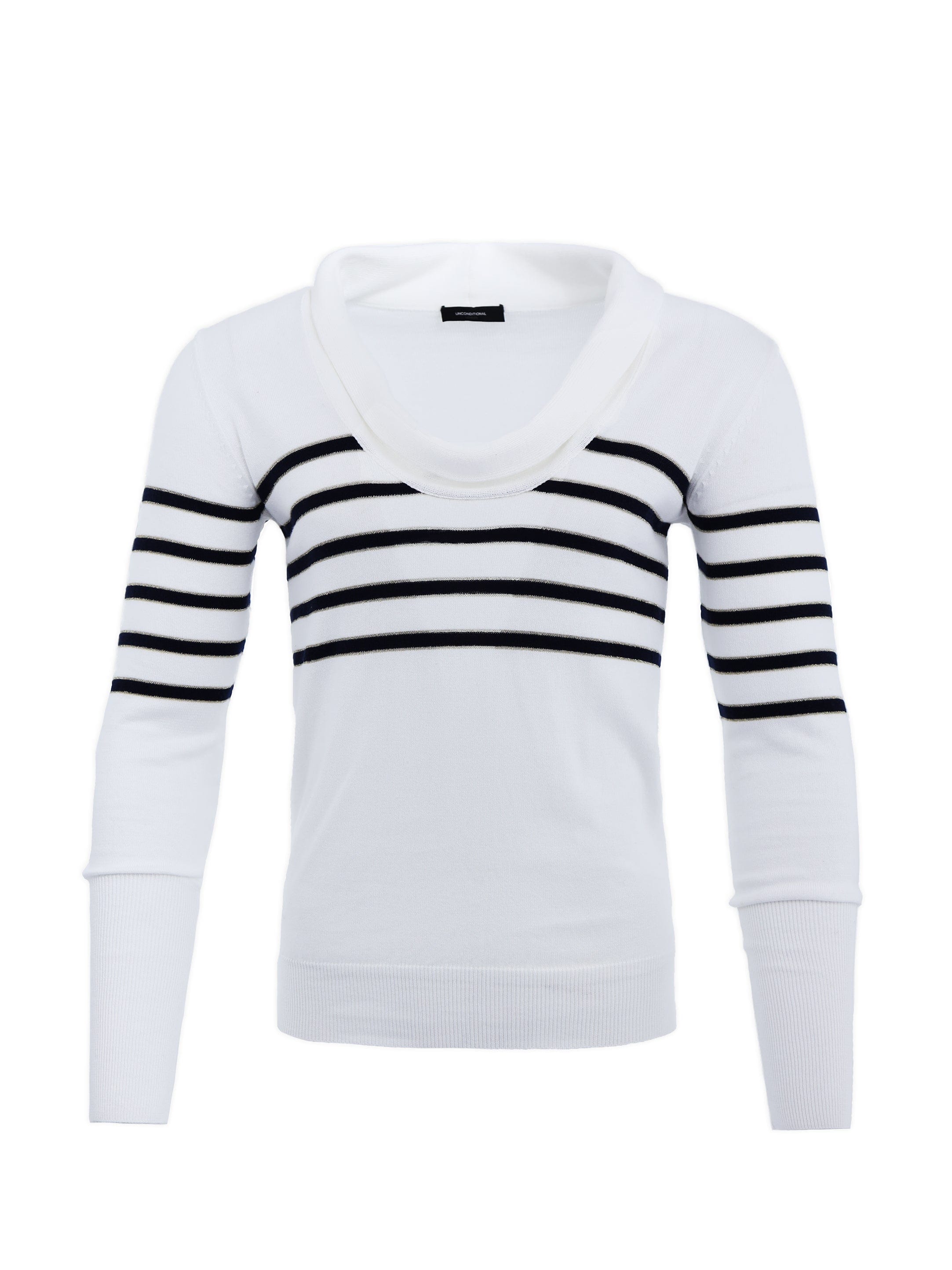 White and Black Striped Jumper | UNCONDITIONAL