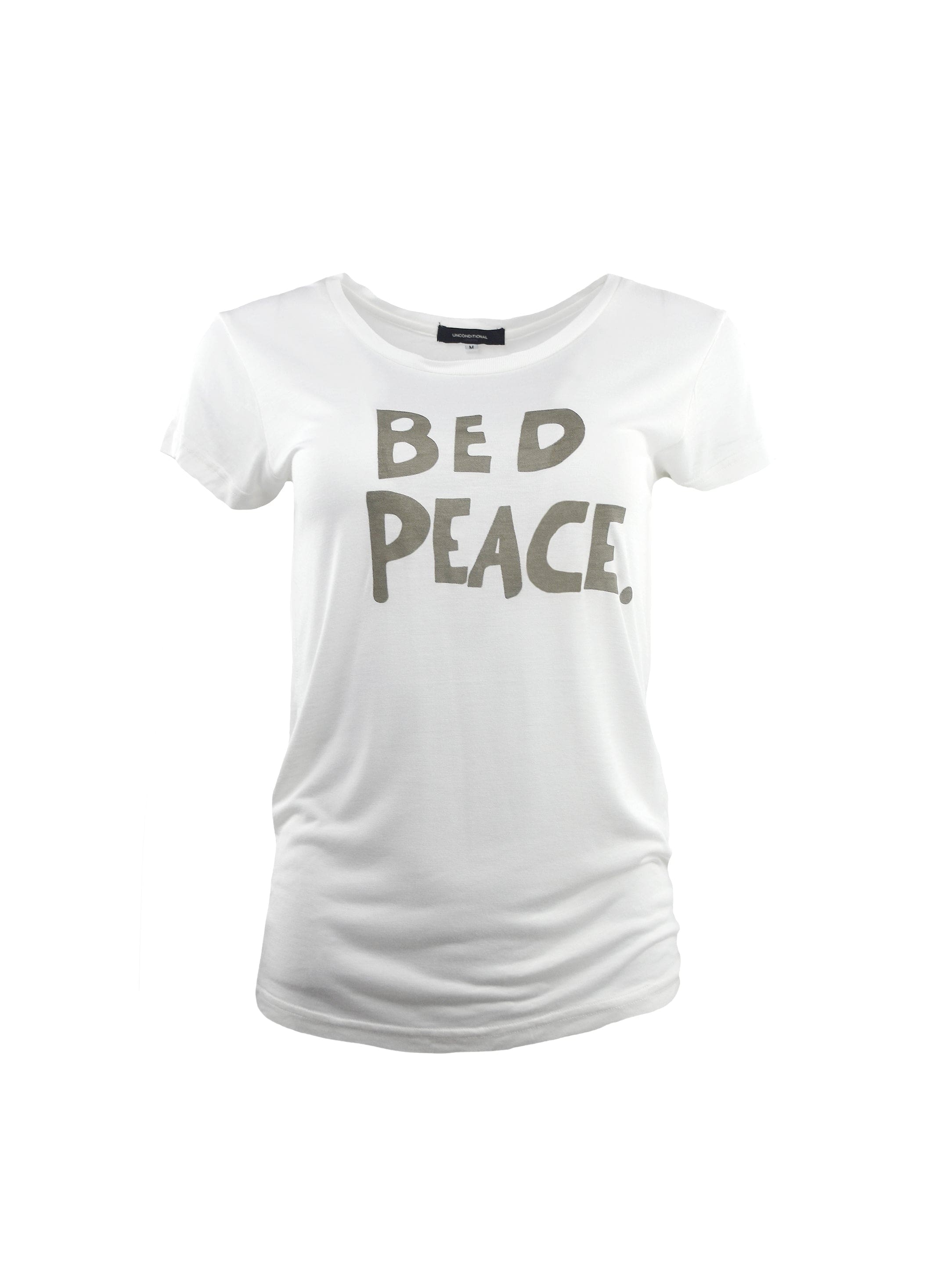 White Bed Peace T-Shirt | UNCONDITIONAL