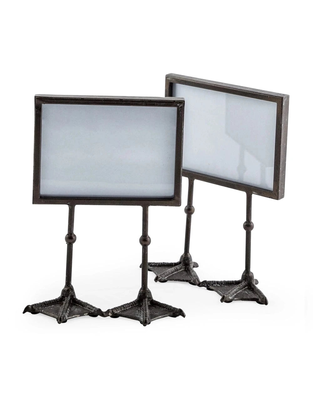 Pair of Antique Black 5x7" Duck Feet Landscape Photo Frames | UNCONDITIONAL